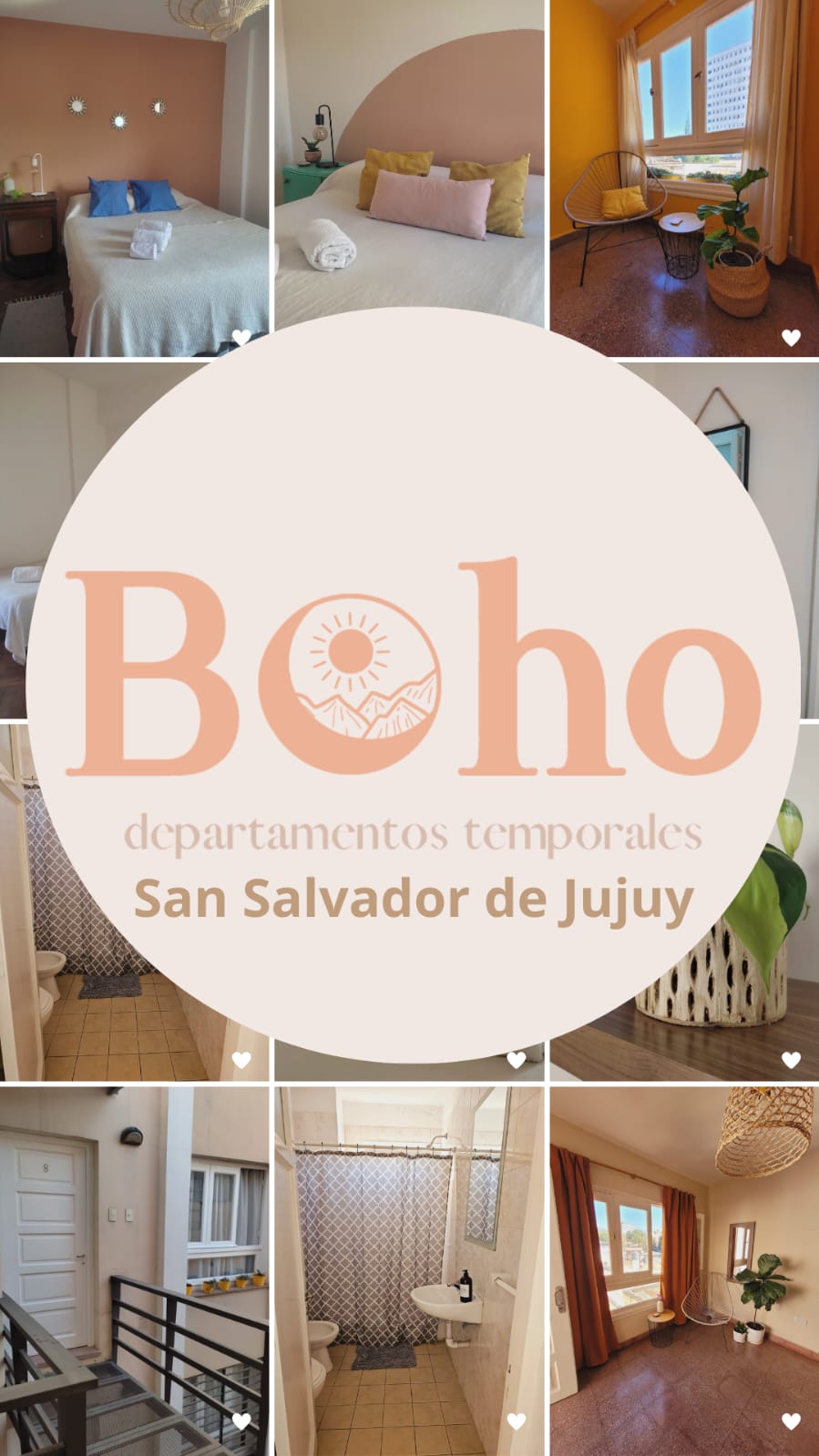 Departamentos temporales Boho